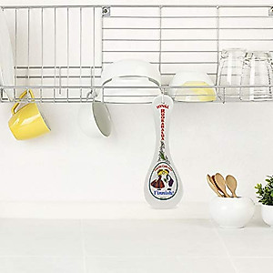 Decorative Ceramic Kitchen Spoon Rest by E.H.G | Finnish "Hyvaa Roukahalua"