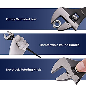 Lichamp 10-Inch Adjustable Construction Spud Wrench