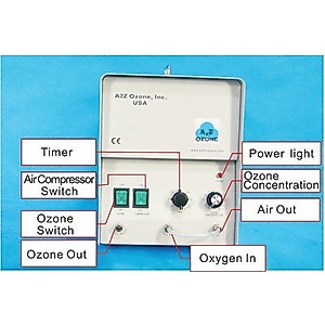 A2Z Ozone MP-8000 Ozone Generator, 9.8x15x10 inches