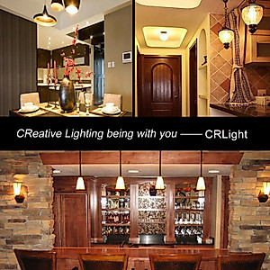 CRLight 2W LED Candelabra Bulb 25W Equivalent Warm White 2700K 250LM, Dimmable E12 Vintage Tiny G14(G45) Edison LED Globe Bulb, Chandelier Vanity Mirror Light Bulbs, 8 Pack