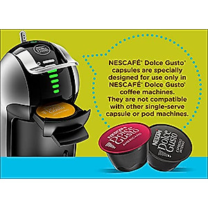 NESCAFÉ Dolce Gusto Coffee Machine, Genio 2, Espresso, Cappuccino and Latte Pod Machine,45 ounces, Silver