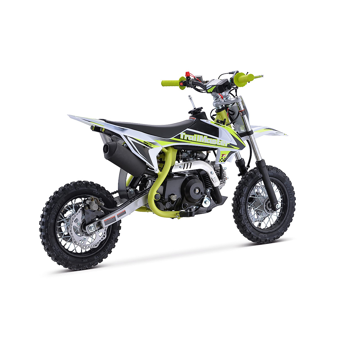 Trailmaster TM11 Dirt Bike 110cc Automatic Great Kids Bike, More power 25" inch seat 10 inch rims (green)
