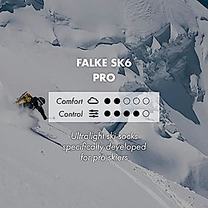 FALKE Women Standard SK6 W KH, Black (Black-Mix 3010), 9.5-10.5