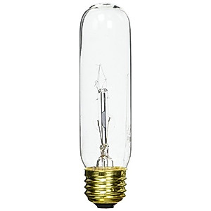 Bulbrite Incandescent T10 Medium Screw Base (E26) Light Bulb, 1 Count (Pack of 1), Clear