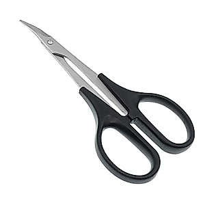 Treehobby 0-14mm Body Aluminum Reamer Hole Puncher with Sleeve & Curved Scissors Hobby Tool Combo Set Compatible with RC Model Bodyshell Connector,Compatible with RC Car Truck Tank Drone-Blue