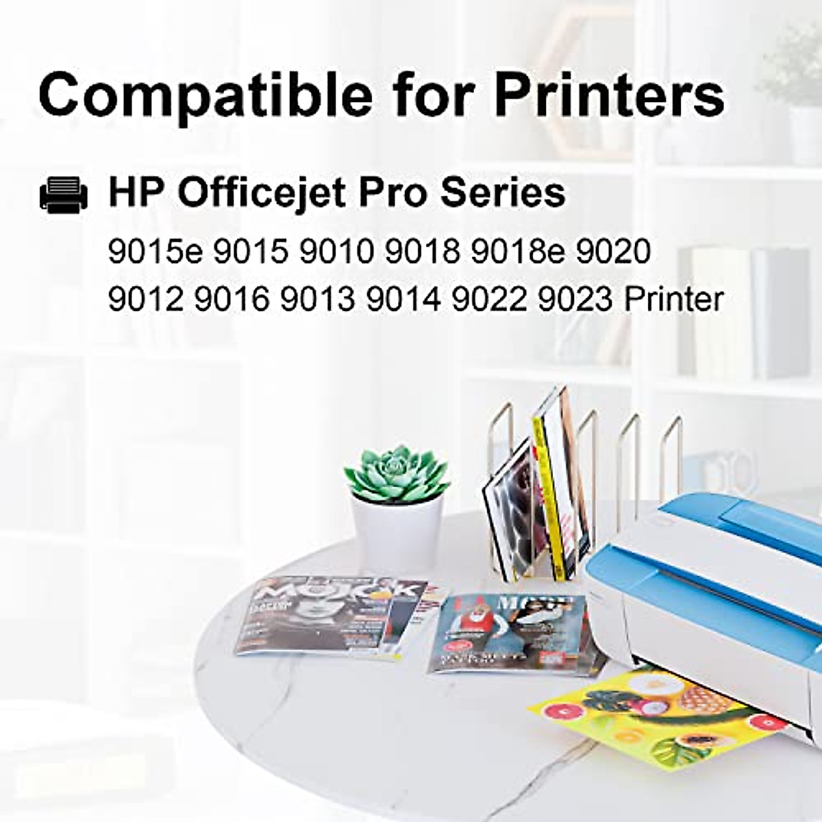 FASTINK 962XL Ink Cartridges Combo Pack Remanufactured HP 962 XL Work for HP 9015e 9015 9010 9018 9018e 9020 9012 9016 9013 9014 9022 9023 Series Printer, 4 Pack