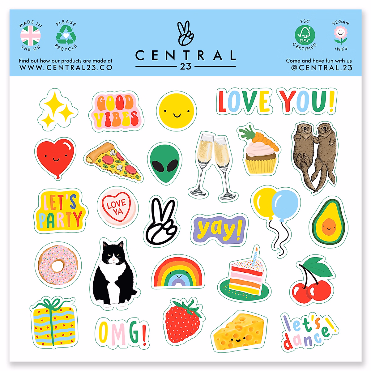 CENTRAL 23 - Cute 60th Birthday Card for Women - 'Sixty And Still Fabulous' - Cute 60th Birthday Cards for Her - Cheeky 60th Birthday Cards for Men - Pretty Design - Comes with Fun Stickers