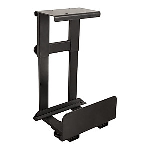 Stand Up Desk Store Adjustable CPU Desktop Computer Tower Holder Under Desk Mount