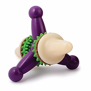 PetSafe Busy Buddy Treat Holding Jack Dog Toy – Strong Chewers - Challenging - Treat Rings Included - Small