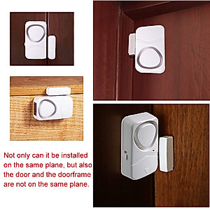 HENDUN Bundle of Door Windows Alarms for Home Security 2 Sets with Remote and 6 Sets Without Remote