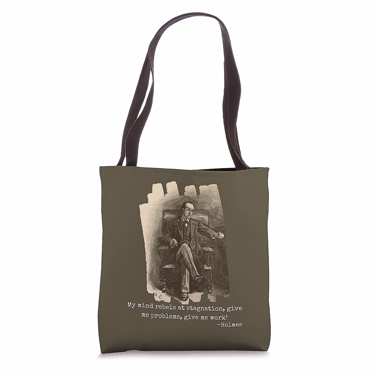 Give Me Problems Quote Novelty Sherlock Holmes Eco Friendly Tote Bag