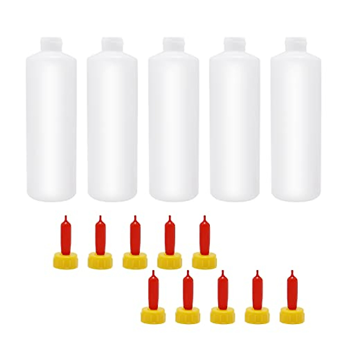 5 Sets 400ml Lamb Feeding Bottle, Kid Livestock Drink Bottle Goat Milk Bottle Lamb Nursing Bottles Milk Feeder Bottles for Farm