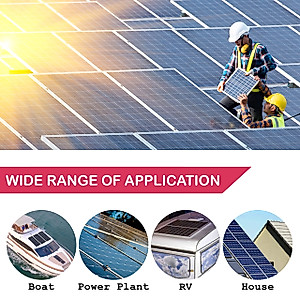 NATIONAL Wire&Cable 10 Gauge Solar Panel Professional Wire - Made in USA - 2x100 Ft Copper PV Wire UV Resistant Cable for Boat Marine Automotive RV Solar Panel Outdoor - Red&Black