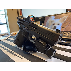 Ade Advanced Optics Stingray Green Dot Sight for RMR Footprint/Mounting Plate/Slide/Plate Optics Ready Pistol - 6MOA