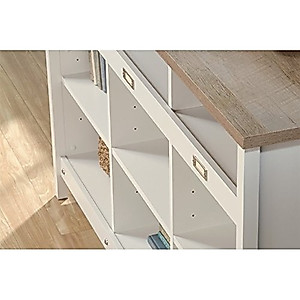Sauder Adept Storage Credenza, Soft White finish