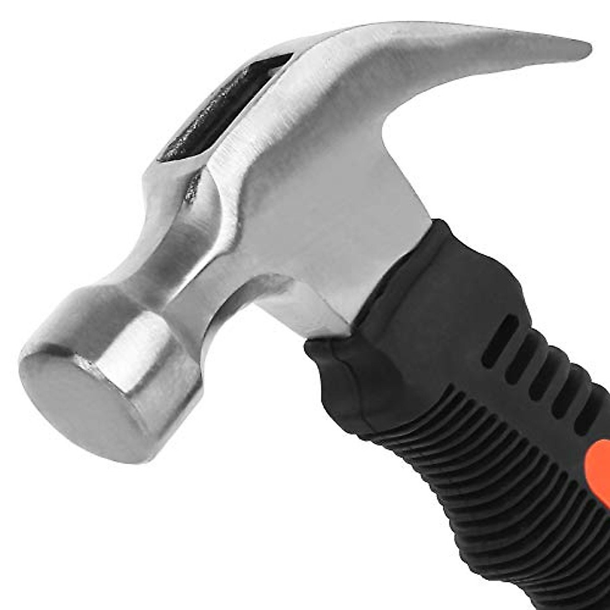 8 OZ Stubby Claw Hammer, 4 Pack Small Claw Hammer Mini Stubby Hammers with Soft Rubber Handle for Home Repair, DIY, Building, Woodwork, Household Work and Outdoor Camping