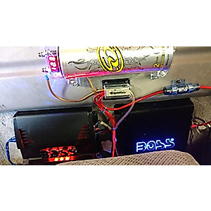 InstallGear 4/8/10 AWG Gauge Power Distribution Block 4 Gauge in to (4) 8/10 Gauge Out | Fuse Block | Fuse Block for Auto, RV, Motorcycle, and Boat