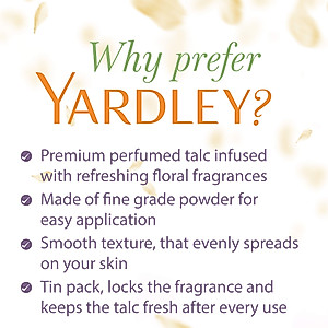 Yardley London Perfumed Talc Sandalwood 100g