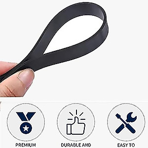 Vacuum Belts for Bissell 2191, 2191U, 2190, 1700, 1701, 1797, 2691, 2692, 1240, 12B1, 68C7, 3920 Series PowerForce Helix (Turbo) Vacuum Cleaner Replace Parts 2031093 (Pack of 2)