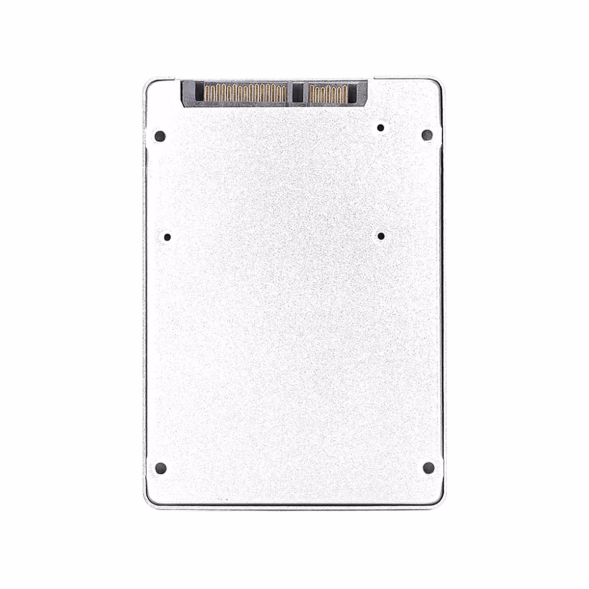 MSATA to SATA3.0 Hard Drive Adapter Card, Ultrathin Heat Dissipation Aluminum SSD Adapter Case for Computer Home Office Silver