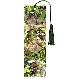 Sloths 3-D Bookmark (Lenticular Bookmark)