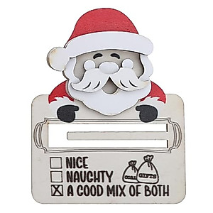 Christmas Money and Gift Card Clip Santa Claus Shape, Versatile Storage Solution for Cash and Cards