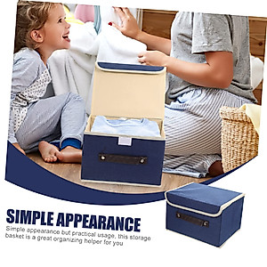 Zerodeko Organizer Cloth Storage Bins Large Storage Bin Comic Book Storage Boxes Box Storage Box with Lid Foldable Clothes Organizer Bra Storage Holder Clothes Storage Holder Clothes Holder