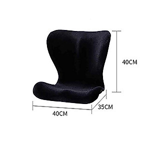 RongJian Seat Cushion Lumbar Support Pillow for Office Chair Designed for Spine and Lower Back Pain Coccyx, Sciatica, Ergonomic, Breathable, for Desk Chairs