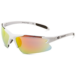 Rawlings Boys' Ry103 semi Rimless Sunglasses, White, 91 mm