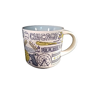 Starbucks Chicago Been There Series Ceramic Coffee Mug, 14 oz