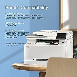 GPC Image Flex Compatible TN 433 TN433 Toner Replacement for Brother TN433 Toner Cartridges TN-433 TN431 Compatible with HL-L8360CDW MFC-L8900CDW HL-L8360CDWT HL-L8260CDW MFCL8610CDW Printer (4 Pack)