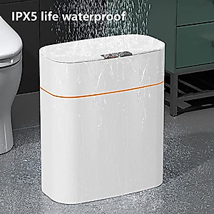 plplaaobo Smart Trash Can, Multipurpose Intelligent Garbage Can, IPX5 Life Waterproof 3 Modes Automatic Motion Sensor Waste Bin for Home Kitchen Beauty Salon Bathroom