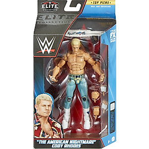 Mattel WWE Cody Rhodes Top Picks Elite Collection Action Figure, Articulation & Life-Like Detail, Interchangeable Accessories, 6-inch