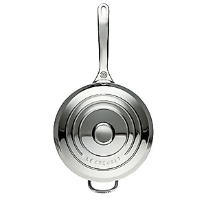Le Creuset Tri-Ply Stainless Steel 3.5 Quart Saucier Pan