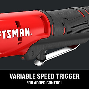 CRAFTSMAN V20 Cordless Ratchet Wrench, 1/4" Drive, 35 Ft-lbs of Torque, Bare Tool Only (CMCF934B)