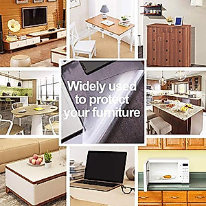 VALLEY TREE 24 x 48 Inch Clear Table Cover Protector,1.5mm Thick PVC Plastic Desk Mat, Tablecloth Clear Desk Protector, Waterproof Table Pad Mat for Dining Table Office Desk