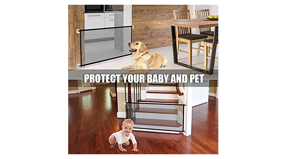 Portable Pet Gate - Safe Indoor & Outdoor Barrier