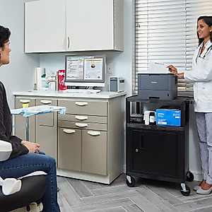 Brother HL-L5200DW Wireless Monochrome Single-Function Laser Printer - Print only - 42 ppm, 1200 x 1200 dpi, Auto Duplex Printing, 8.5" x 14", 256MB Memory, Ethernet, 1-line LCD