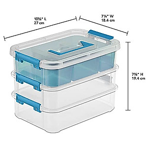 STERILITE Layer Stack & Carry Box, 10-5/8-Inch