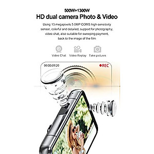 4G Smart Watch Phone, Android 9.0 MTK6761 Quad Core 4GB+64GB Smartwatch 2.88" Large Screen Men Watch 2300mAh 5.0MP+13.0MP Dual Camera Face Unlock IP67 Waterproof Fitness Activity Tracker (Black)