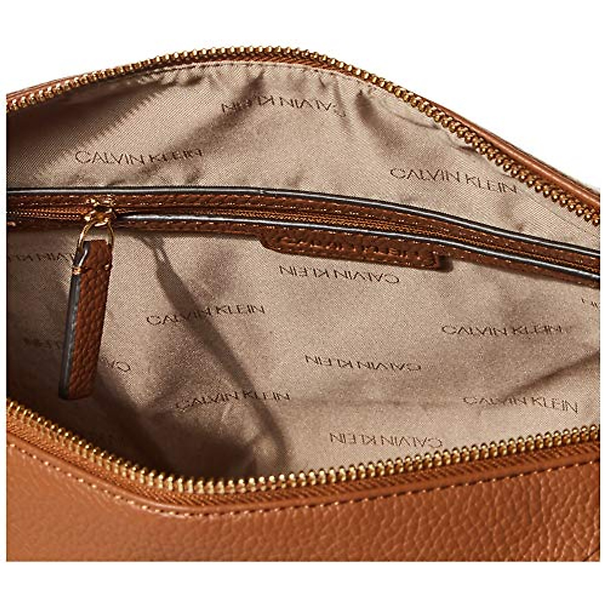 Calvin Klein Ivy Novelty Hobo, Caramel