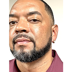 Small 14K Gold Huggie Hinged Hoop Earrings .50 Inch (13mm) (5mm Wide) (Yellow)