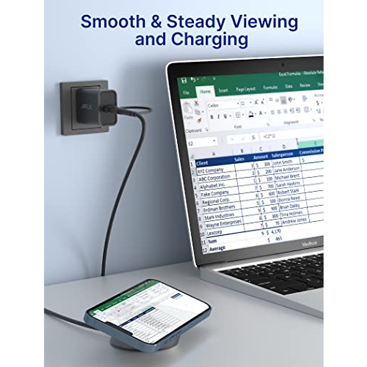 JSAUX Magnetic Wireless Charger Station Compatible with Mag-Safe Charger/iPhone 14/iPhone 14 Pro/iPhone 14 Plus/iPhone 14 Pro Max/iPhone 13/13 Pro/13 Pro Max/13 Mini/iPhone 12, Mag Charger Space Grey