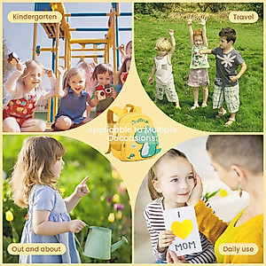 MUSEVOS Dinosaur Toddler Backpack for Kids 1-3years Old, Mini Toddler Backpack Boys 2-3 Year Old Girls, Small Neoprene Preschool Backpack for Kids with Anti-lost Safety Leash for Daycare Outdoor