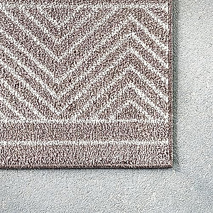 nuLOOM Phyllis Machine Washable Diamond Trellis Area Rug, 8x10, Grey