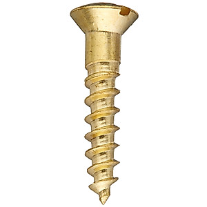 Hard-to-Find Fastener 014973130268 Slotted Oval Wood Screws, 8 x 7/8, Piece-30