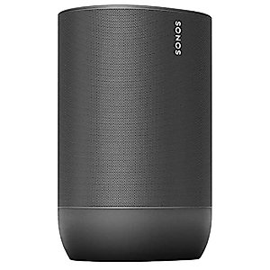 Sonos Move - Battery-Powered Smart Speaker, Wi-Fi and Bluetooth with Alexa Built-in - Black​​​​​​​