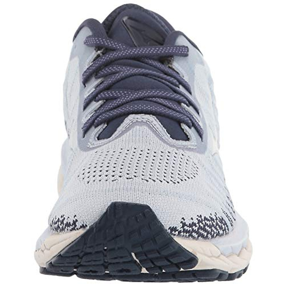 Mizuno womens Wave Sky 4 Waveknit Running Shoe, Arctic Ice, 8 US