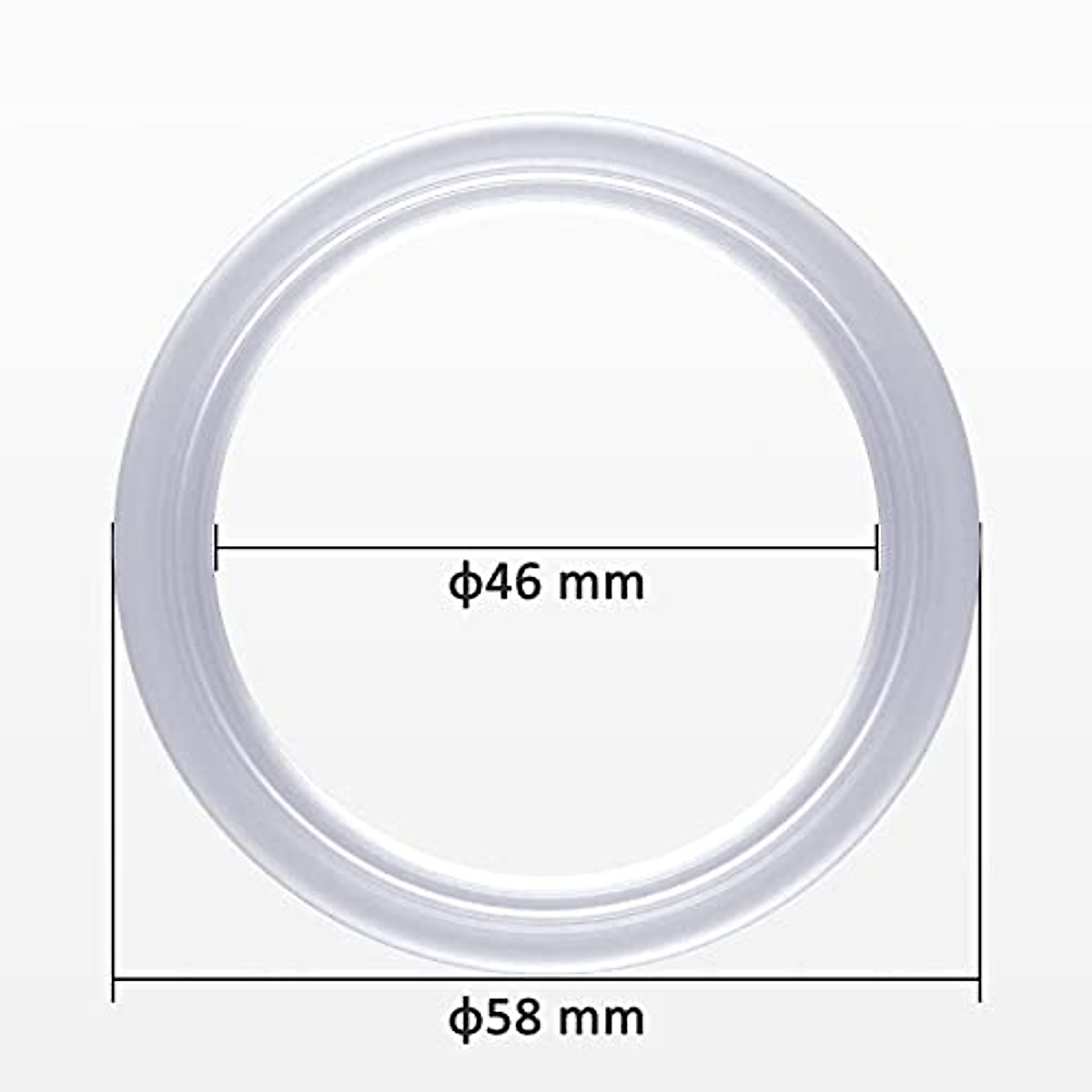 YISH Silicone Group Head Gasket Compatible with De'longhi EC 820/850/860, DEDICA EC680/EC685 & Smeg ECF01