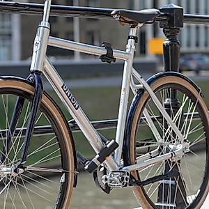 AXA Unisex's Bike D-Lock with Security Cable High, Black, One Size